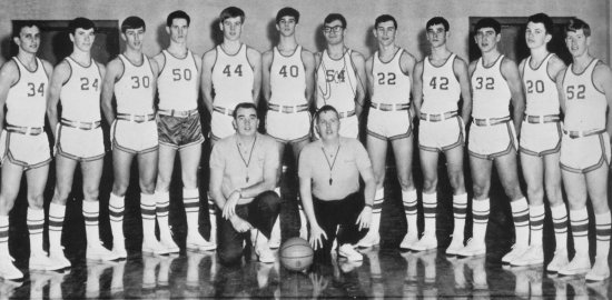 1966-67 Varsity Boys Basketball Team