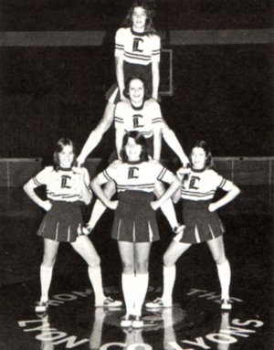 1976-1977 Varsity Cheerleaders