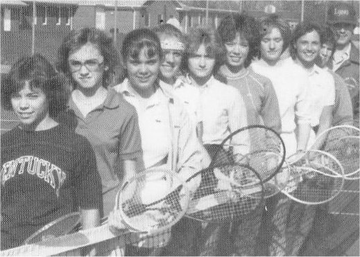 1982-1983Girls Tennis Team